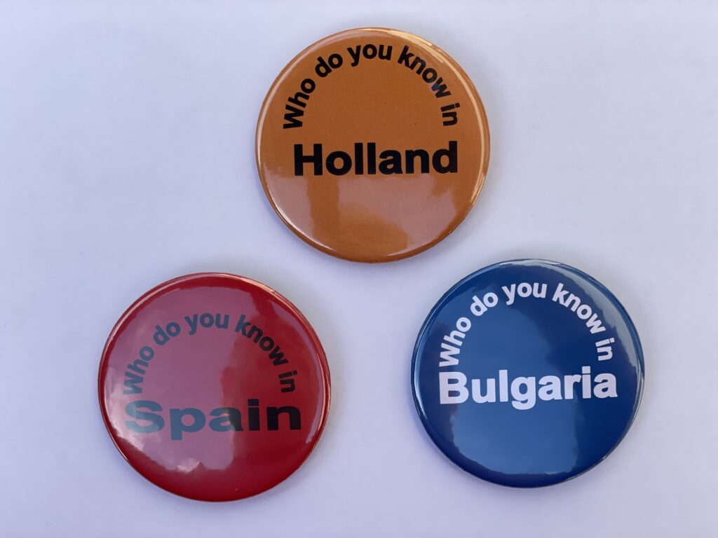 Who Do You Know Badges – MLM Printing